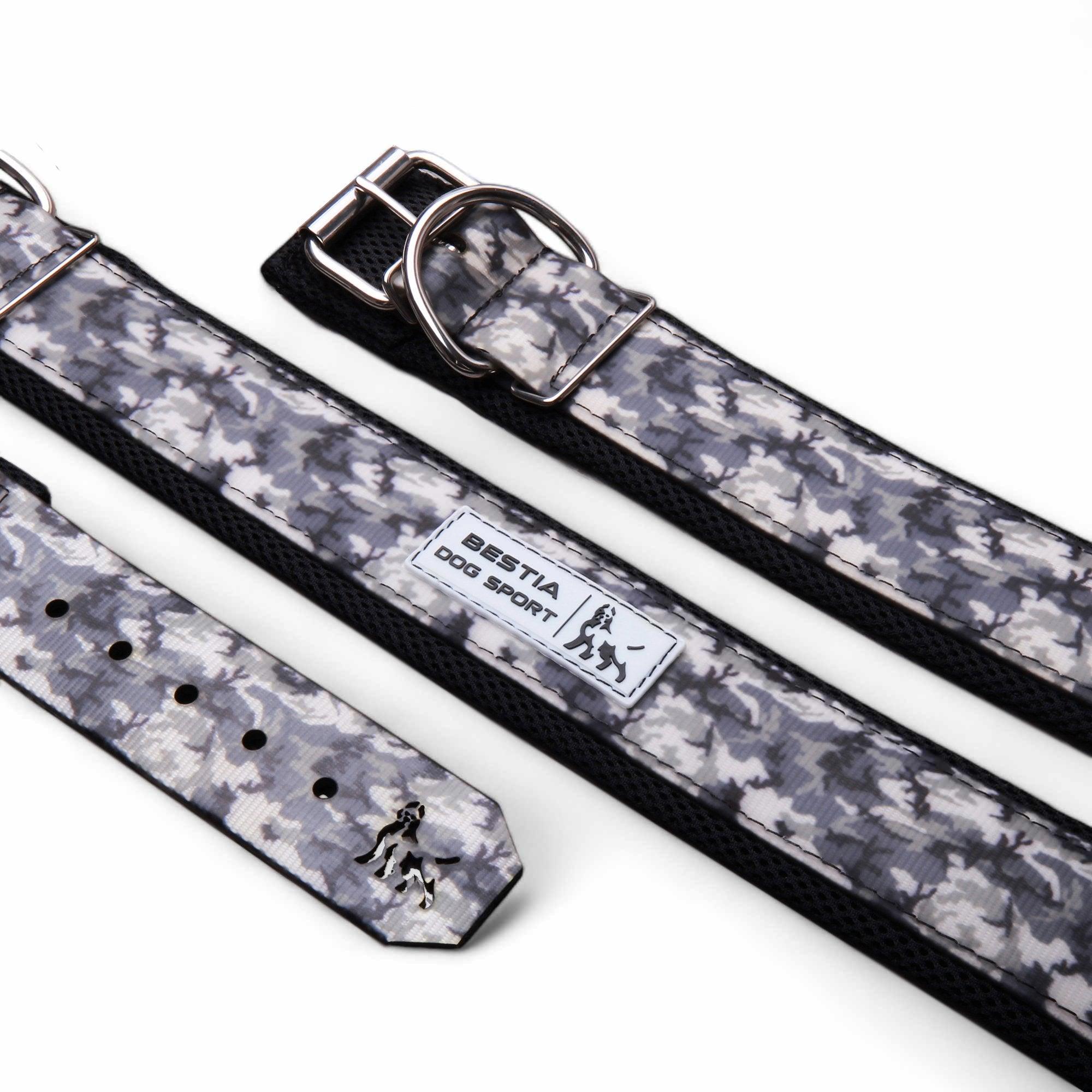 BESTIA DOG SPORT COLLAR GREY CAMO – Bestia Collars