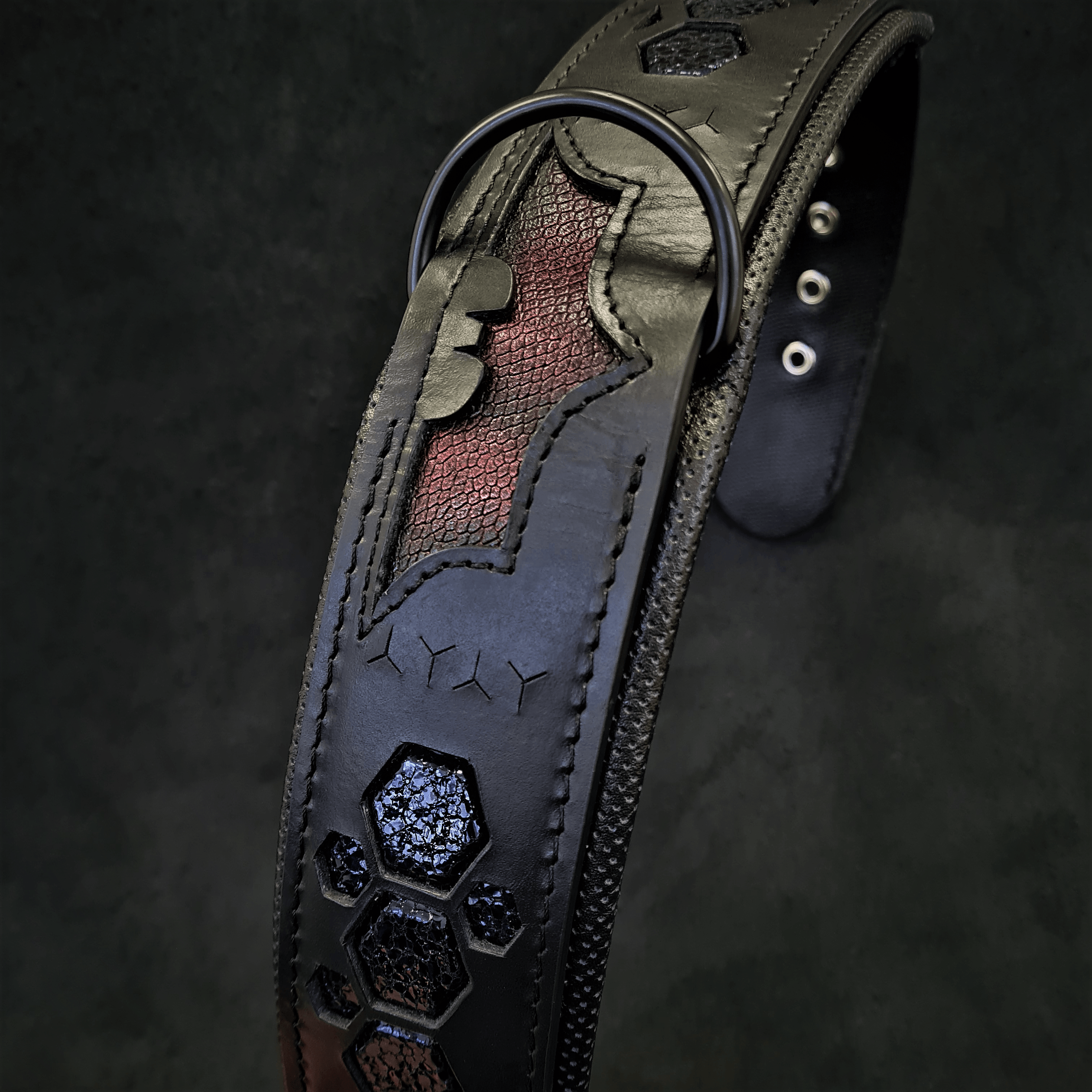 BATDOG collar — Premium Genuine Leather Collar | Bestia – Bestia Collars