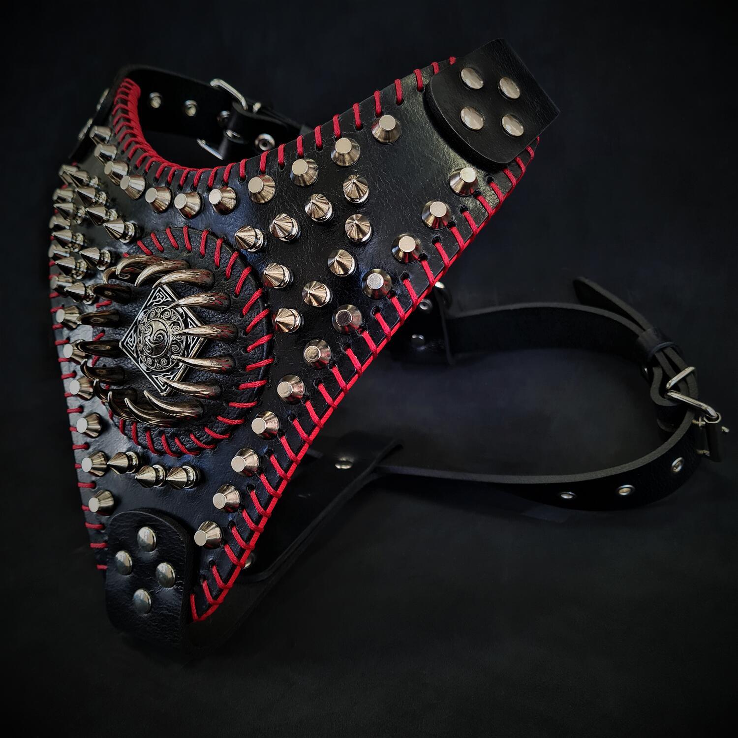 Handstitched "David" harness – Bestia Collars