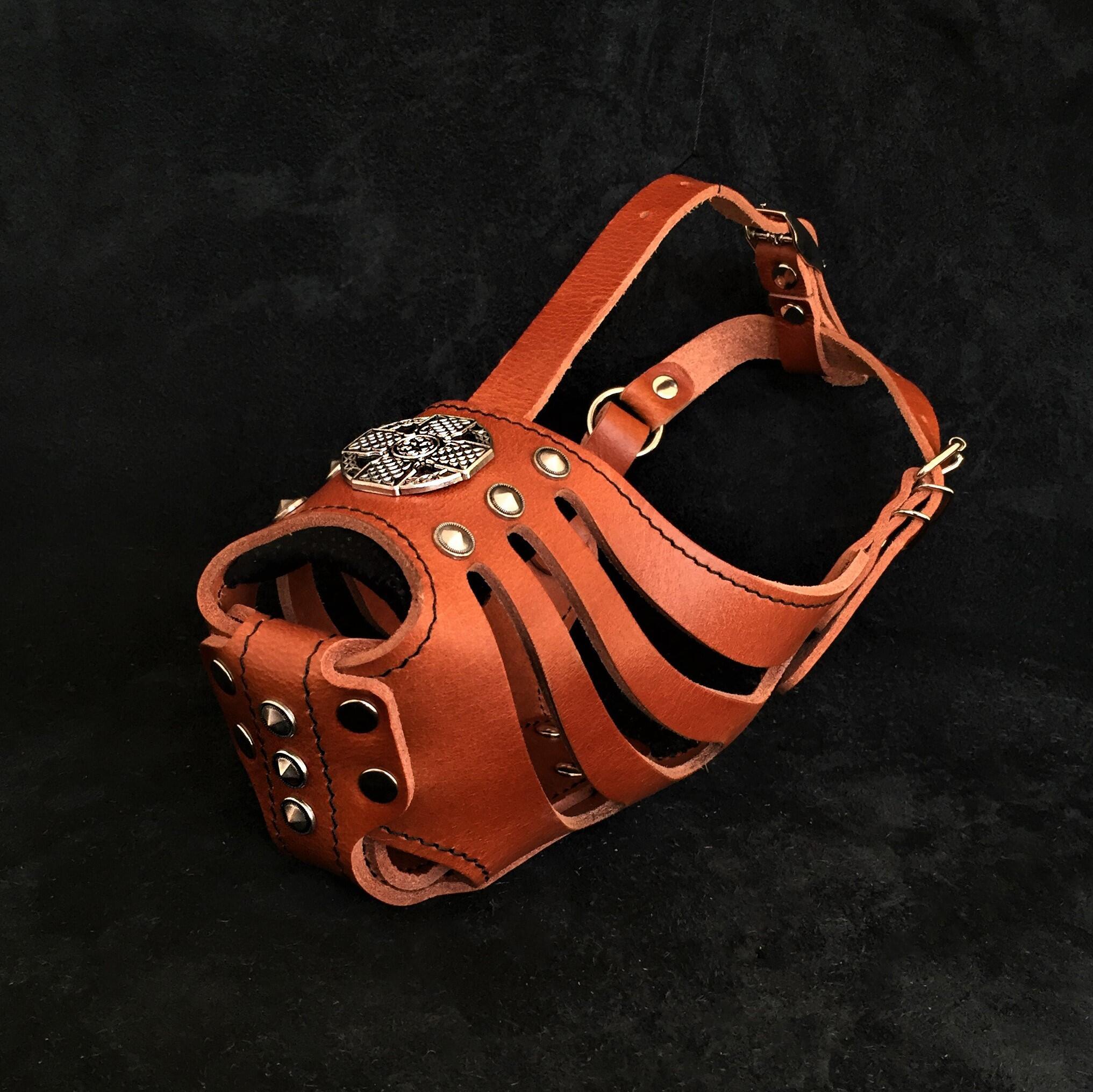 ''Maximus'' Silver Basket Muzzle – Bestia Collars