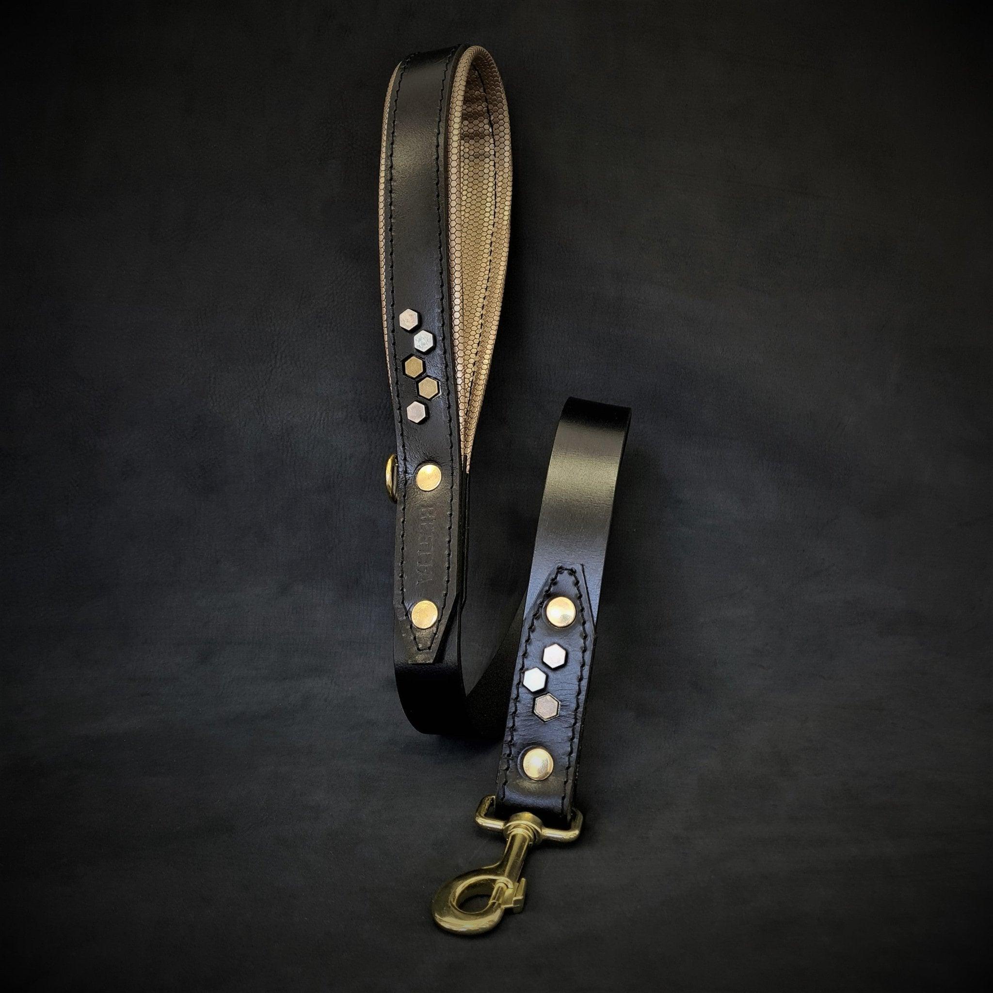 The Midas genuine leather dog leash – Bestia Collars