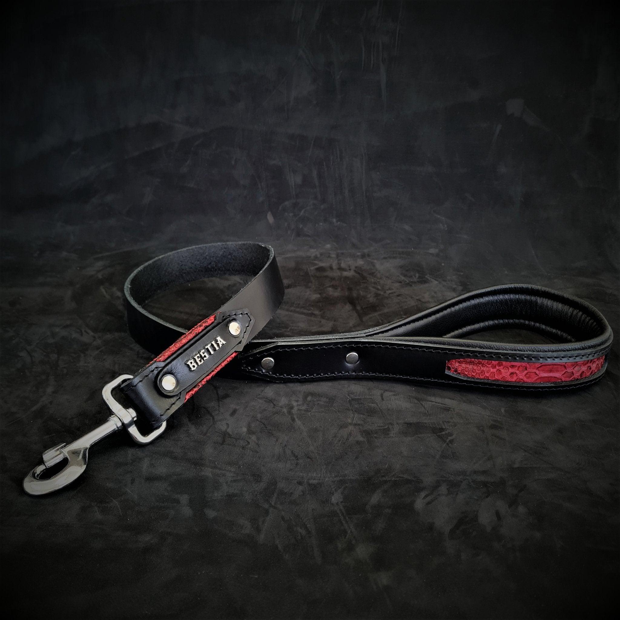 The Balteus genuine leather dog leash – Bestia Collars